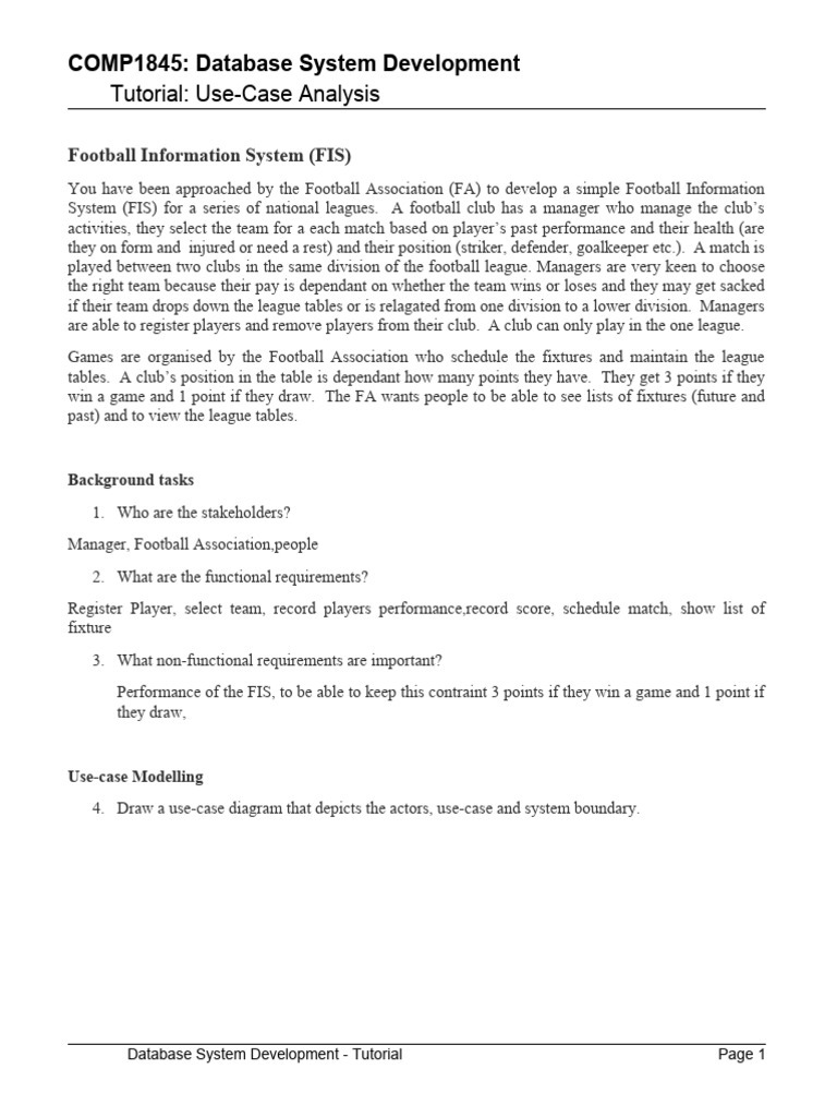 SD Tutorial UseCase (Students) - Answers | PDF | Use Case | Information Technology