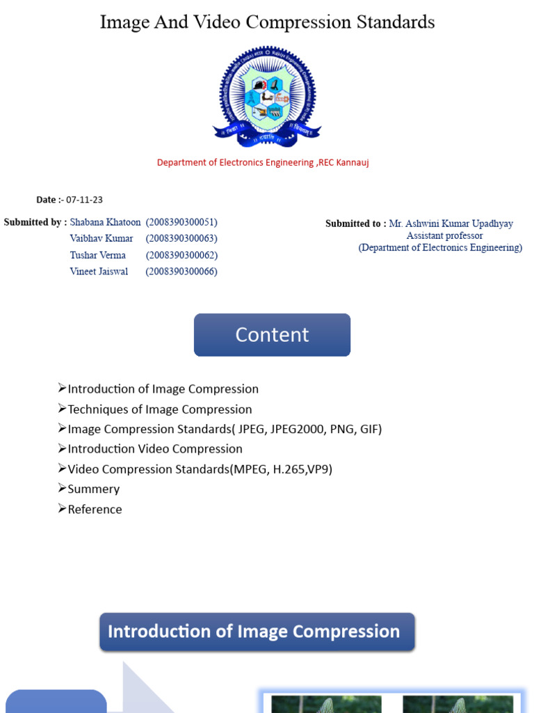 Image and Video Compression Standards.4 | PDF | Data Compression | Video