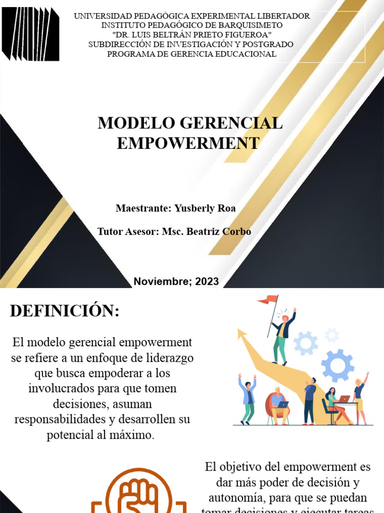 Modelo Gerencial Empowerment | PDF | Empoderamiento | Liderazgo