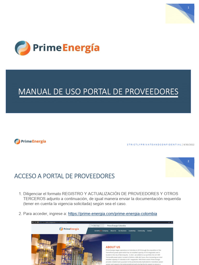 Manual de Uso Portal de Proveedores | PDF | Contraseña | Informática