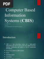 Computer Based Information System | PDF | Information System | Computer ...