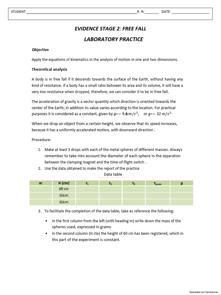 Evidence Stage 2 | PDF | Acceleration | Quantity