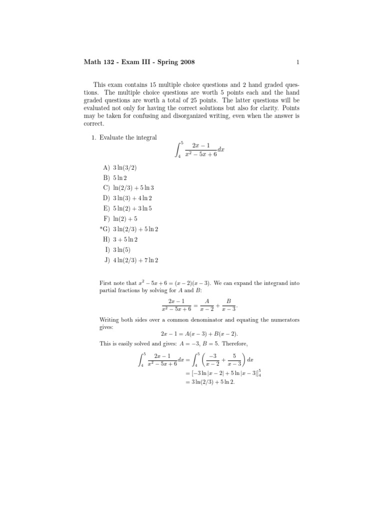M132 SP08 E3 Sol | PDF | Mathematics | Mathematical Analysis