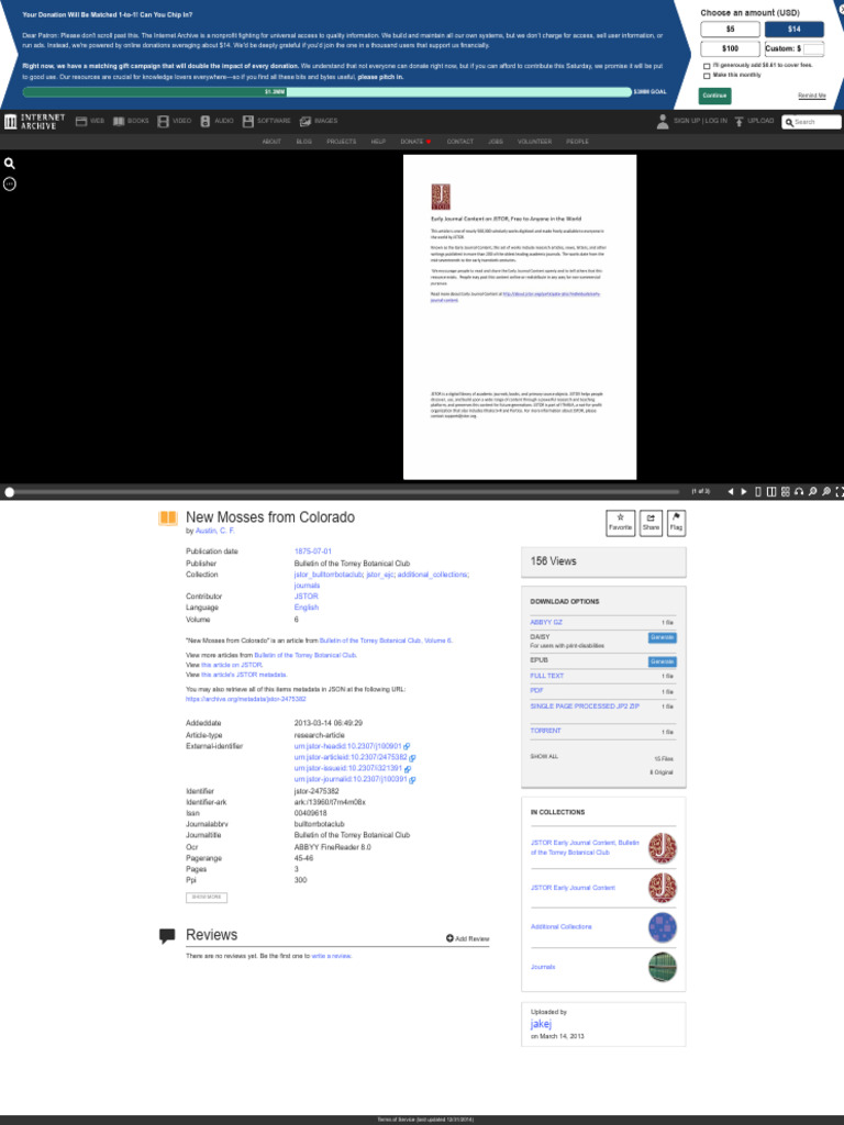 New Mosses From Colorado - Austin, C. F. - Free Download, Borrow, and Streaming - Internet ...