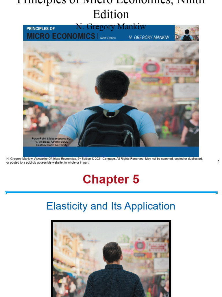 Chapter 05 Elasticity and Its Application | PDF | Price Elasticity Of Demand | Demand