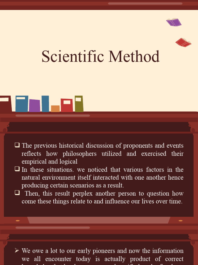 Report Scientific Method | PDF | Knowledge | Scientific Method