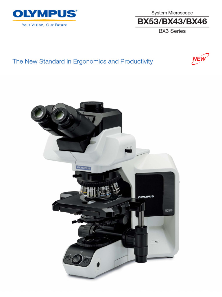 BX53, BX43 and BX46 Brochure | PDF | Fluorescence Microscope | Microscope