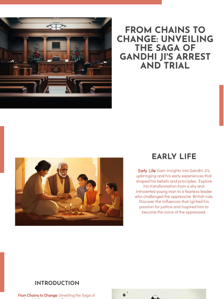 English Presentation | PDF | Mahatma Gandhi | Civil Disobedience