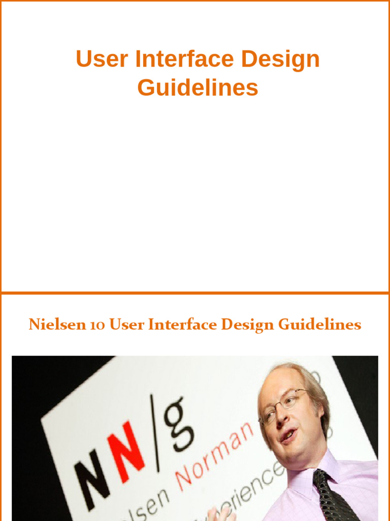 Design Guidelines Checklist | PDF | User Interface | User Interface Design