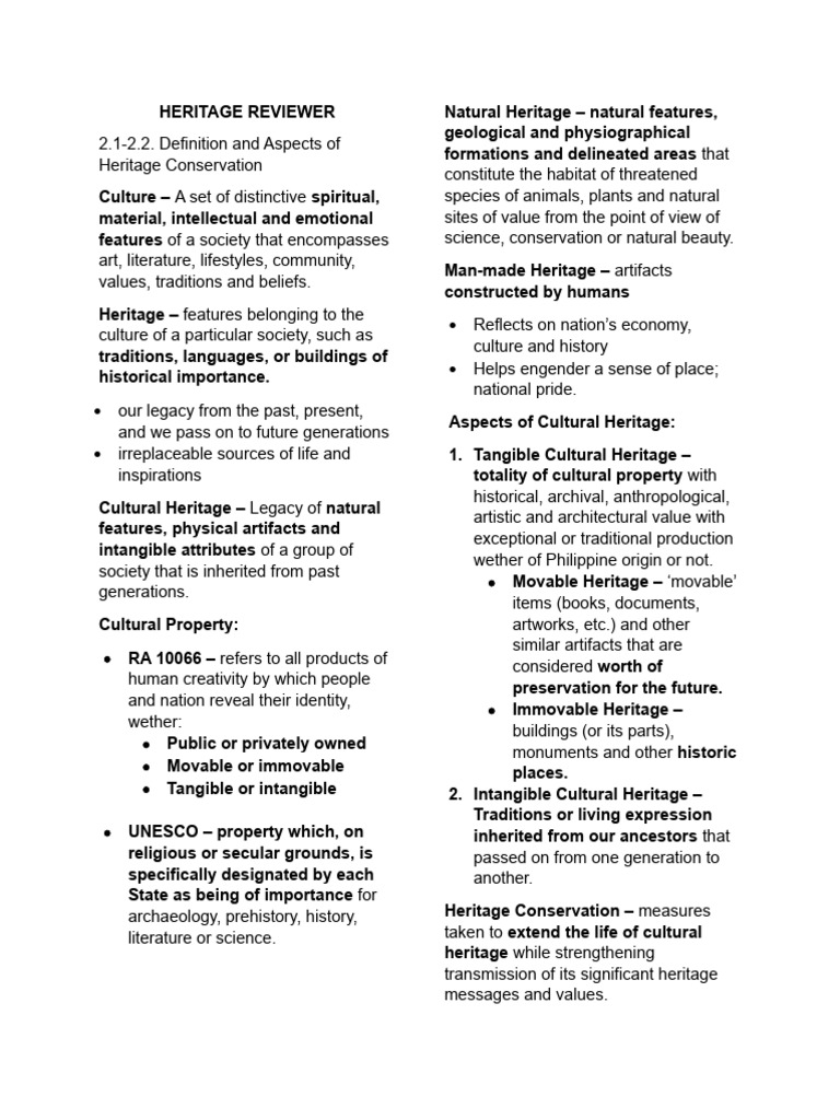 Heritage Reviewer | PDF | Cultural Heritage | Historic Preservation