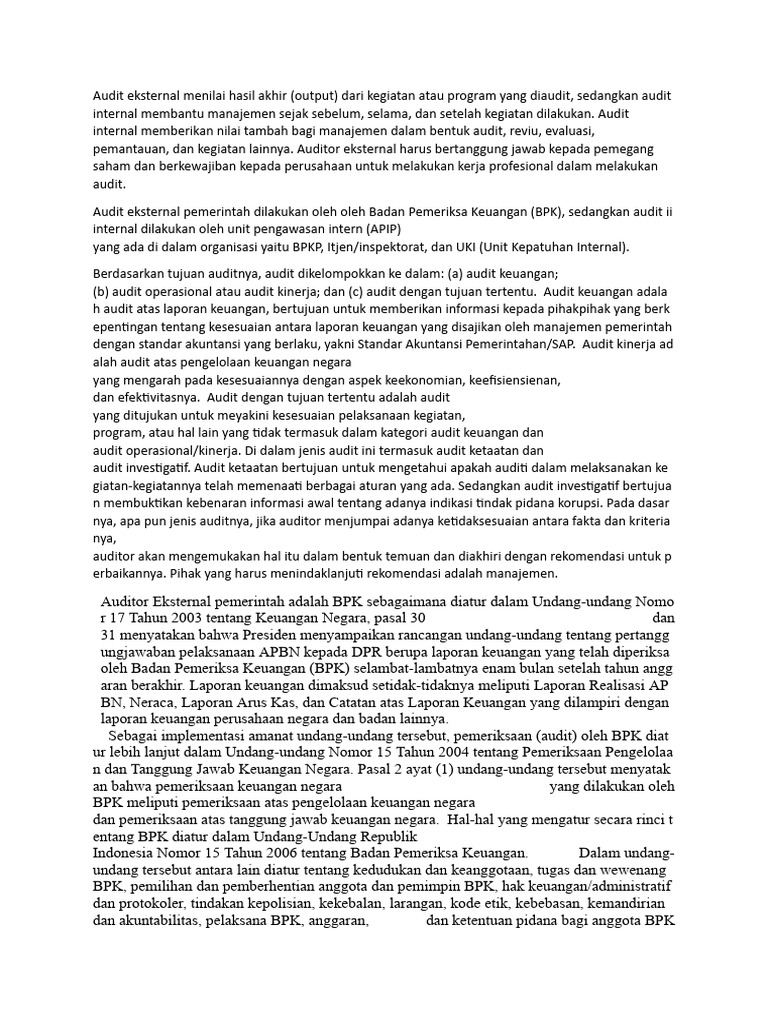 Materi Auditing | PDF