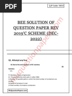 BEE MODEL QUESTION PAPERs March 2023 (R22) | PDF | Electric Motor ...