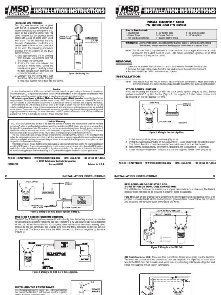 Vobina MSD | Download Free PDF | Ignition System | Electrical Connector