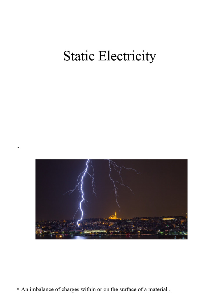 Static Electricity | PDF | Electric Charge | Electricity