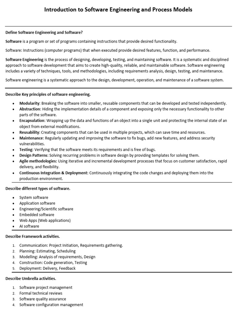 Se Software Engineering Pdf Component Based Software Engineering Software Prototyping 