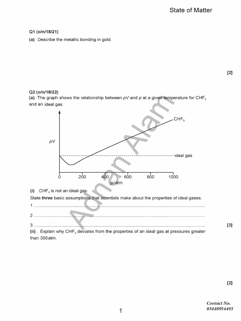 5 - State of Matter - 230929 - 101605 | PDF