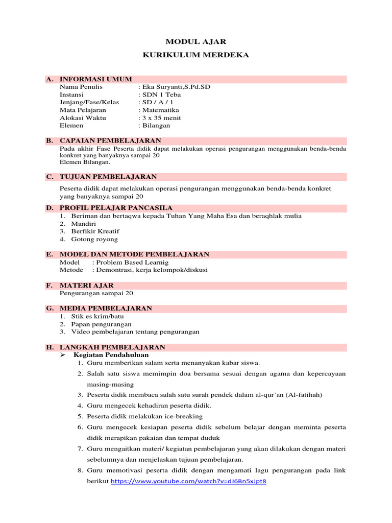 RPP Eka Suryanti | PDF