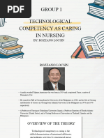 Rozzano Locsin's Theory - BSN1E | PDF | Nursing | Health Care