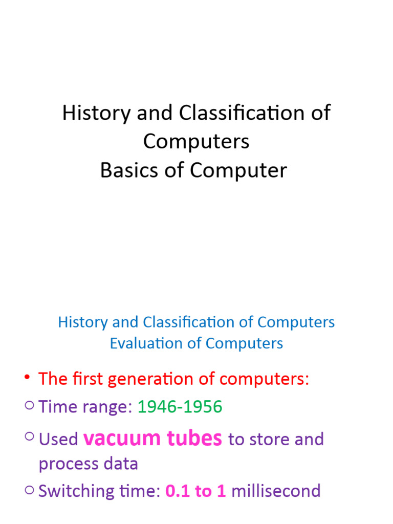 Cse101 Basics Of Computer Pdf Computer Data Storage Read Only Memory 8735