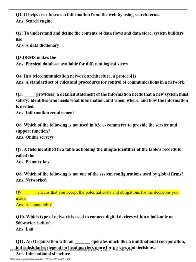 Itac001 PDF | PDF | Information System | Databases