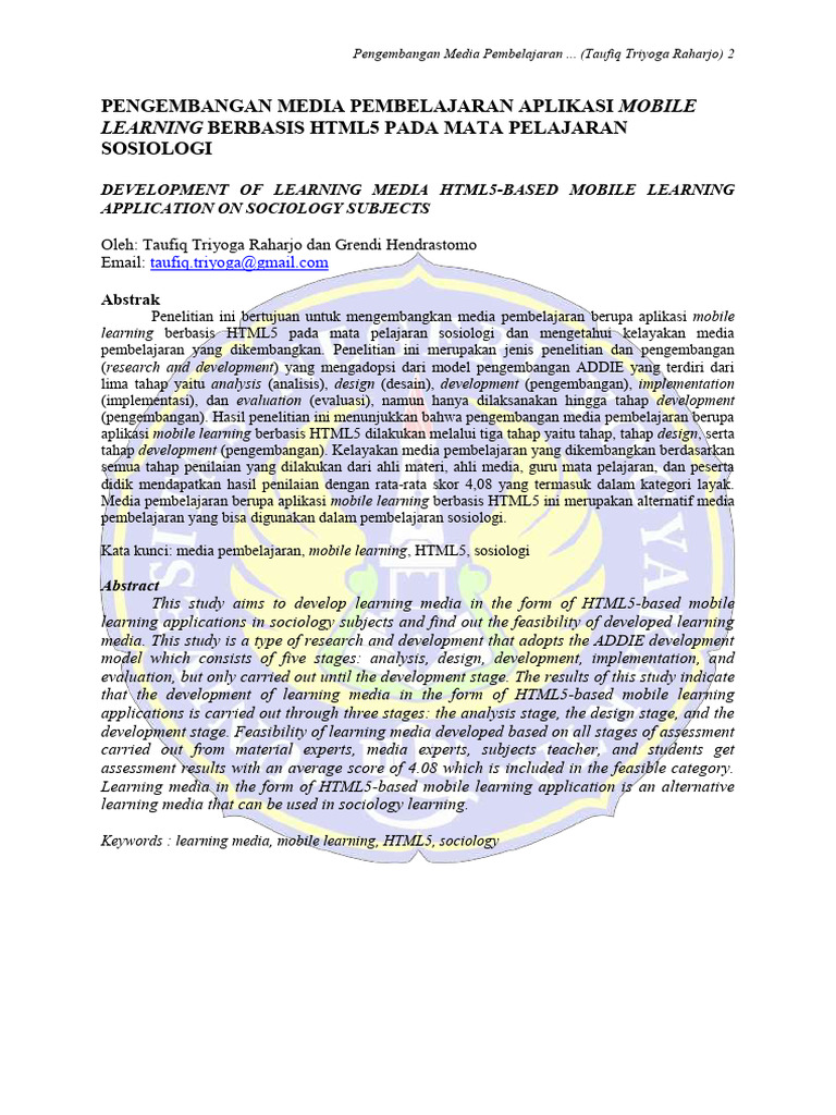 Pengembangan Media Pembelajaran | PDF