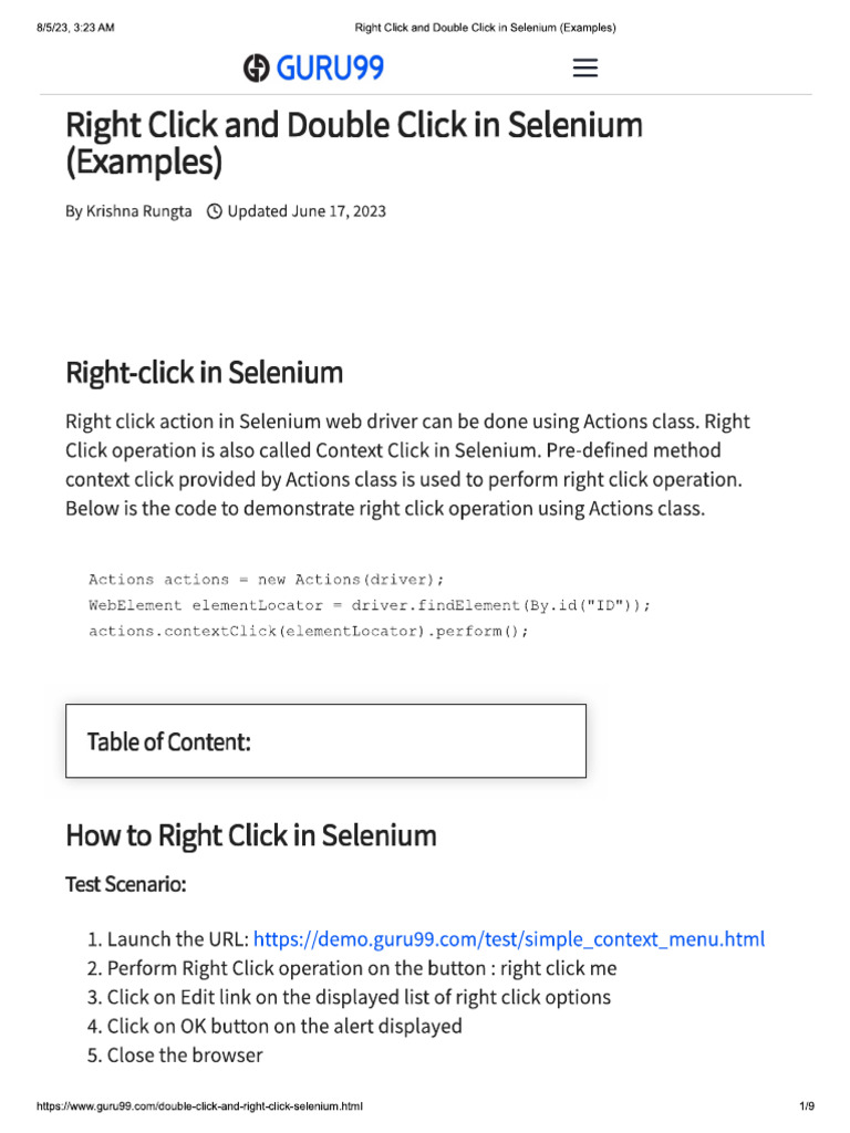 How To Handle Proxy Authentication in Selenium Webdriver | PDF