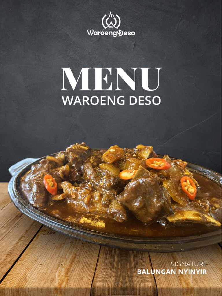 Menu Waroeng Deso | PDF