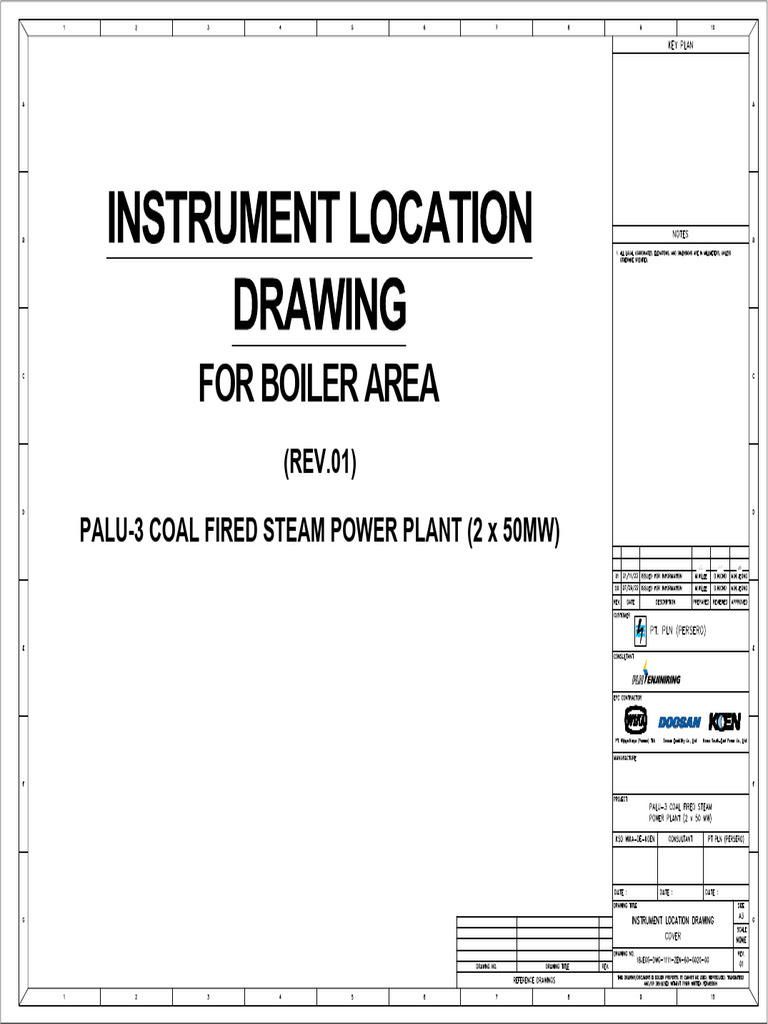 18JE05-DWG-1111-ZEN-60-0020-01 - INSTRUMENT LOCATION DRAWING FOR BOILER AREA - REV.01 (Internal ...