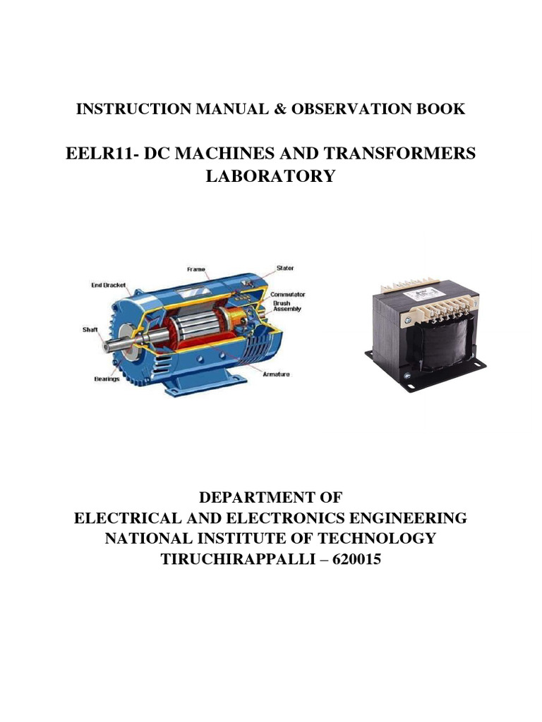 DCMT .An | PDF | Electric Motor | Electric Generator