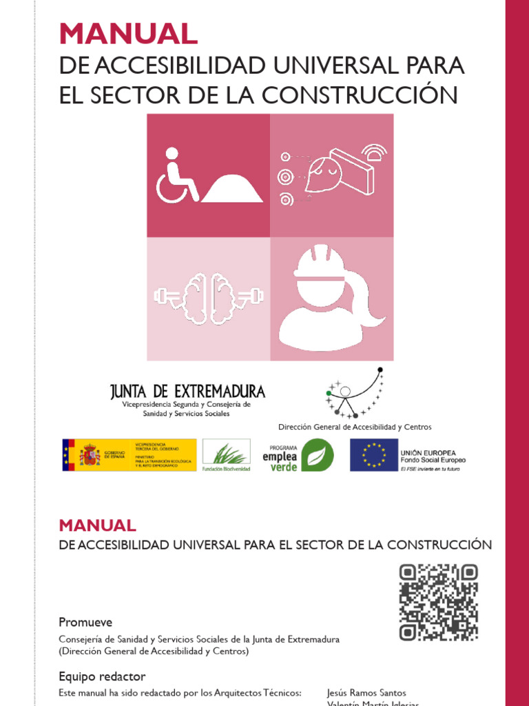 Manual de Accesibilidad Universal en El Sector de La Construccion | PDF | Trabajo Social | Diseño
