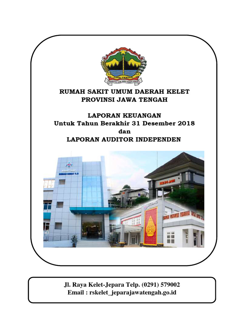 Hasil Audit Kap Terhadap Laporan Keuangan Rsud Kelet Tahun 2018 ...