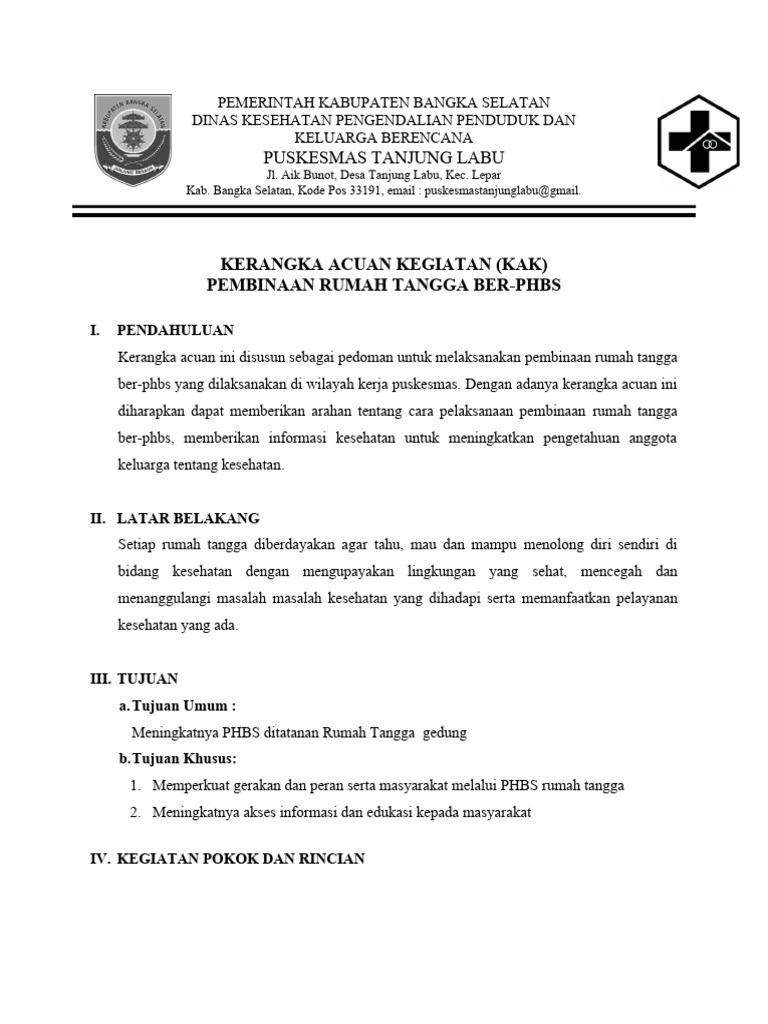 Kak Phbs RT | PDF