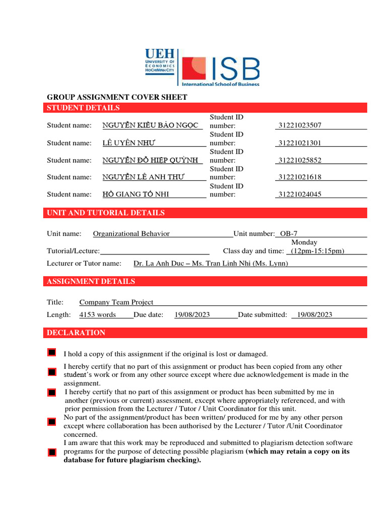 OB REPORT FINAL 1 - Merged | Download Free PDF | Leadership | Cronbach ...