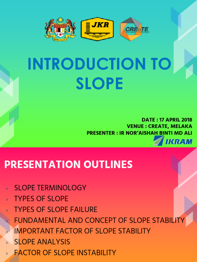 INTRODUCTION TO SLOPE (Kursus CreaTe) 1 | Download Free PDF | Landslide ...