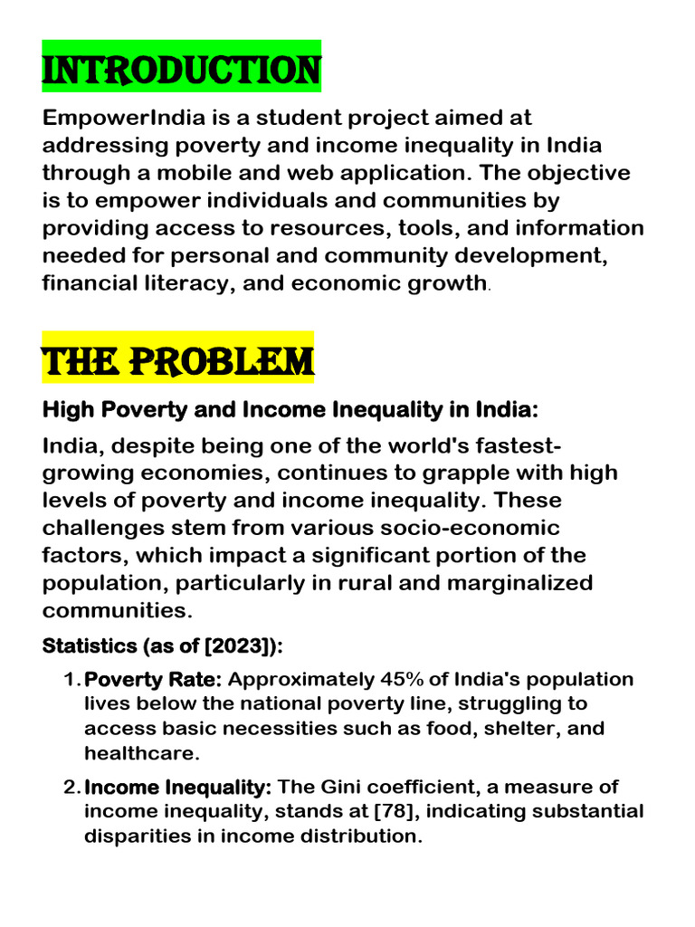 English Project | PDF | Poverty & Homelessness | Discrimination & Race Relations