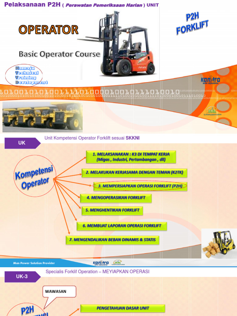 Pelaksanaan P2H Forklift dan Prosedur | PDF | Komputer | Teknologi ...