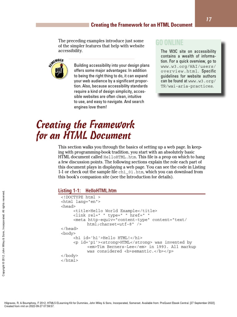 HTML5 ELearning Kit For Dummies - (HTML5 Elearning Kit For Dummies ...