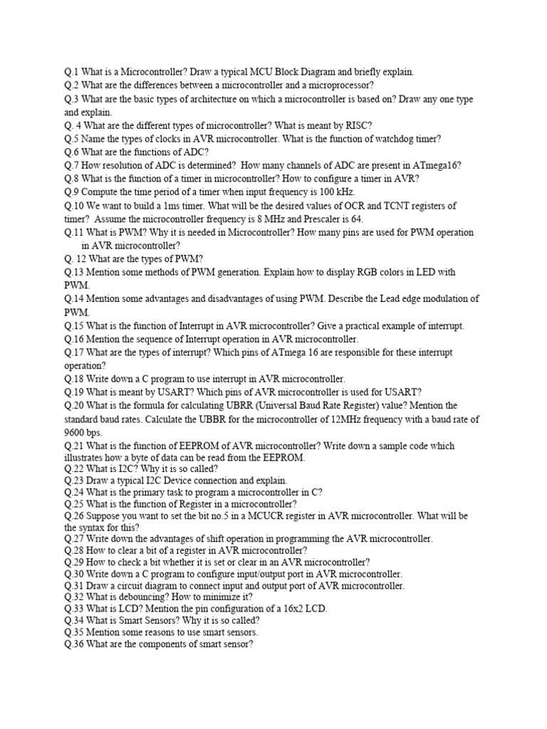 Microcontroller Fundamentals and Applications | PDF | Microcontroller | Analog To Digital Converter