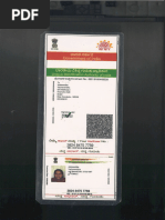 Aadhaar Card Information and Format | PDF | Identity Document | Access ...