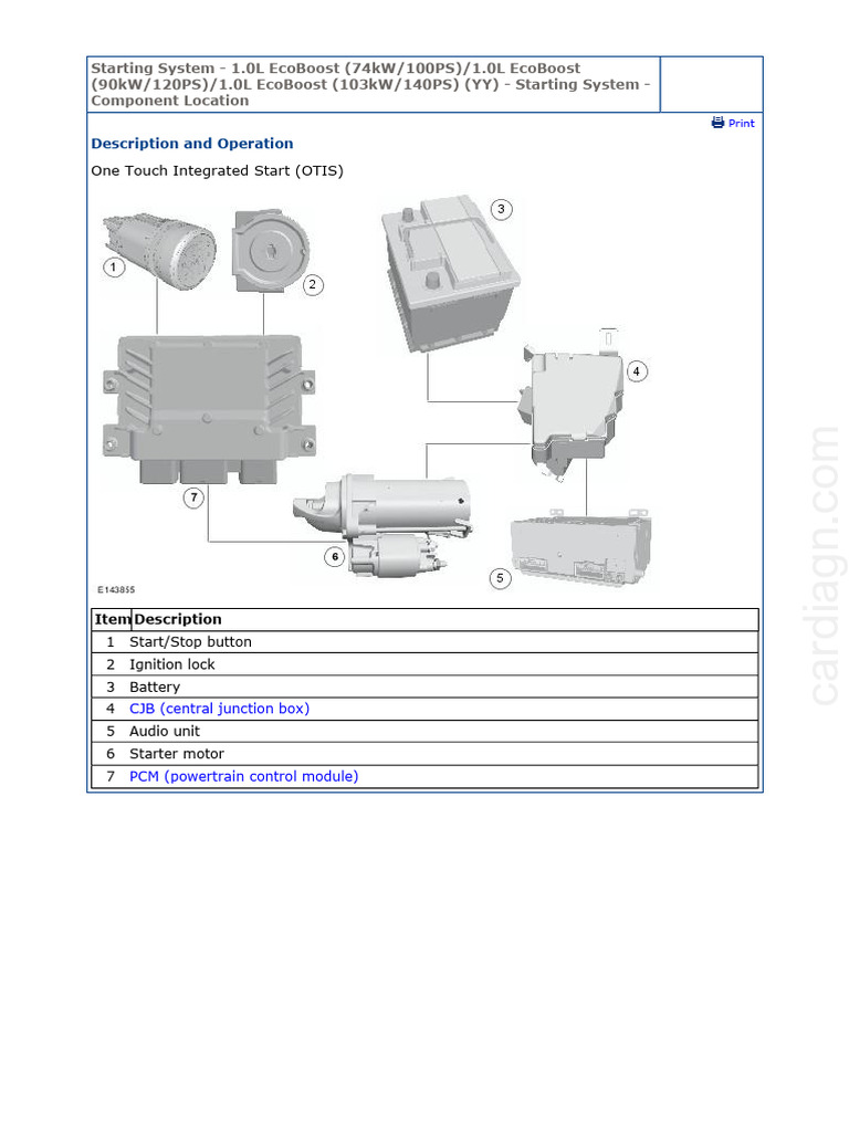 303-06A+Starting+System | PDF | Manual Transmission | Automotive Industry