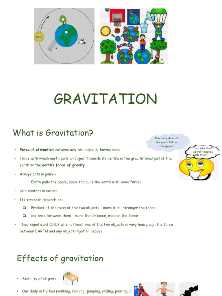 Gravitation | PDF | Weight | Gravity