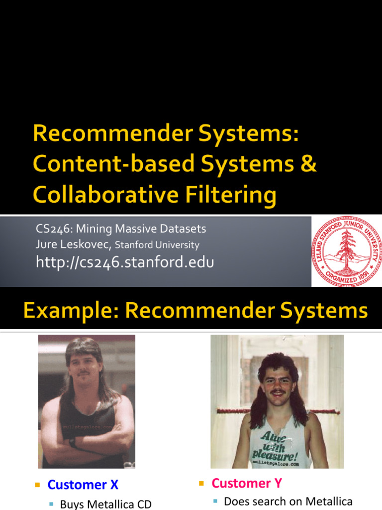 07 Recsys1 | PDF | Receiver Operating Characteristic | Computing