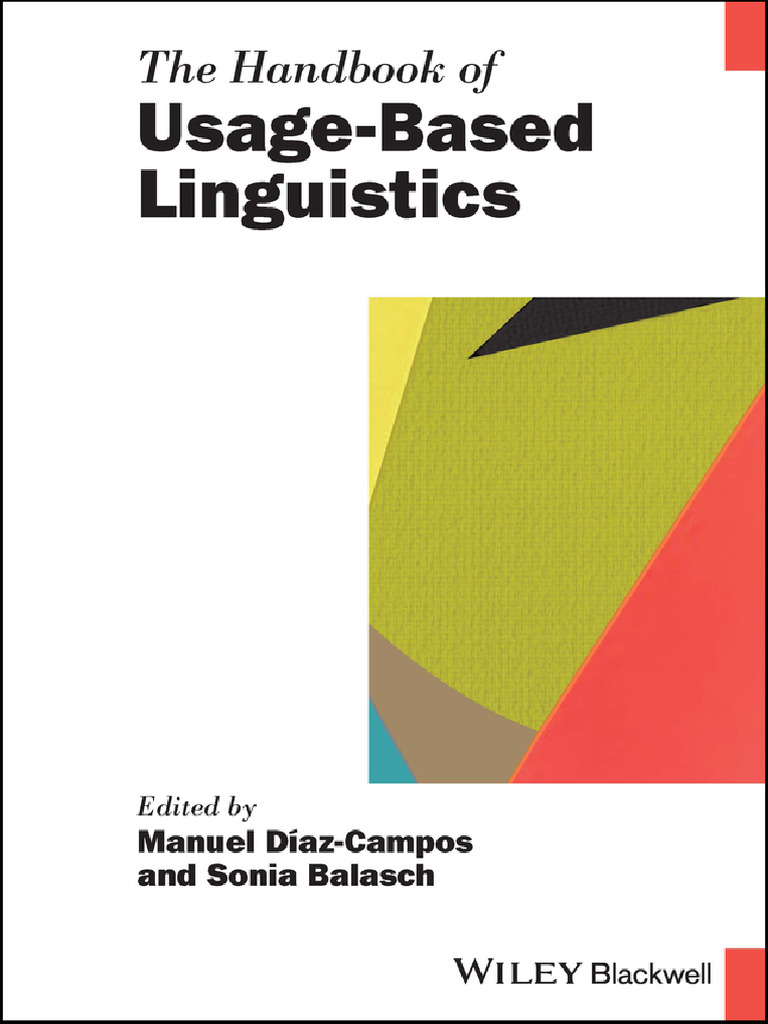 Díaz-Campose and Balasch - The Handbook of Usage-Based Linguistics | PDF | Linguistics | Second ...
