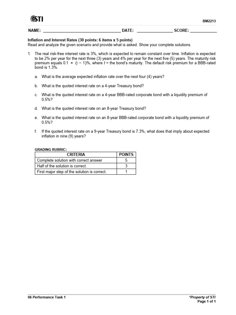 06 Performance Task 1 | PDF 06 Performance Task 1 | PDF