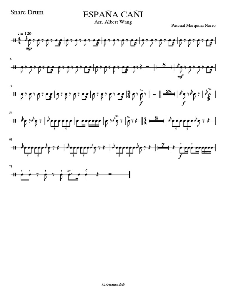 Cymbal-Snare Drum | PDF | Musical Instruments | Drumming