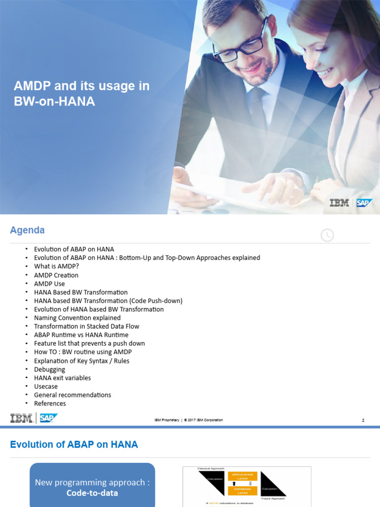 AMDP in BW Context | PDF | Databases | Sql AMDP in BW Context | PDF | Databases | Sql