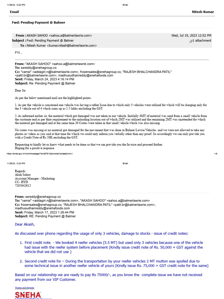 Sneha Approval | PDF