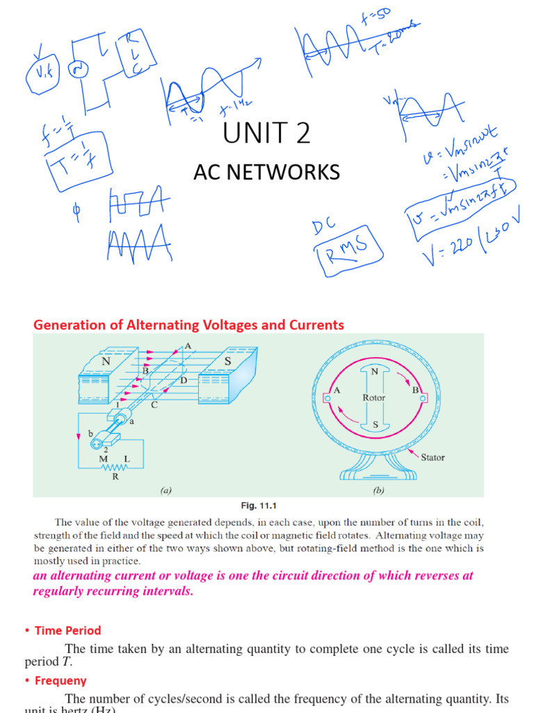 BEE AC Circuit-1 | PDF | Root Mean Square | Alternating Current