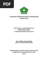 Laporan Hasil Supervisi Pembelajaran 2023-2024 | PDF