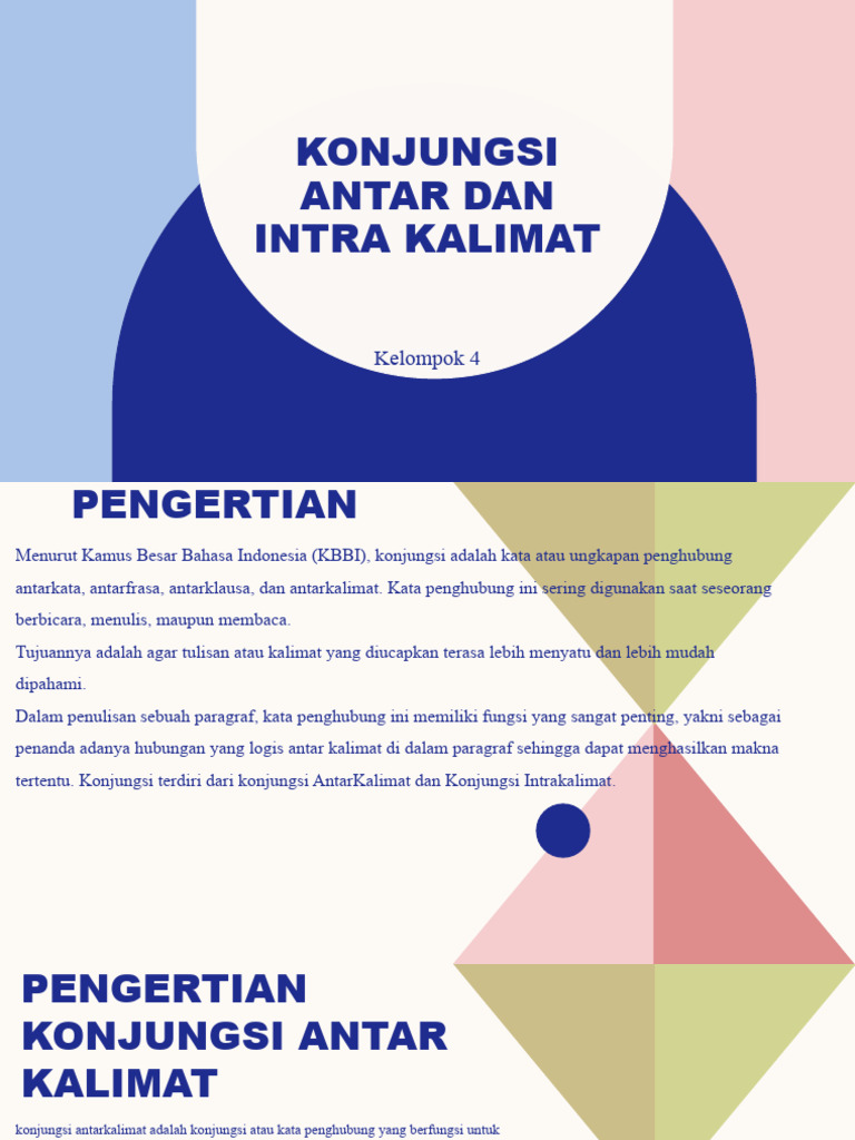 Konjungsi Antar Dan Intra Kalimat | PDF